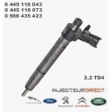 INJECTEUR BOSCH 0445116043 NEUF 0445116073 9687454480 02JDE36716
