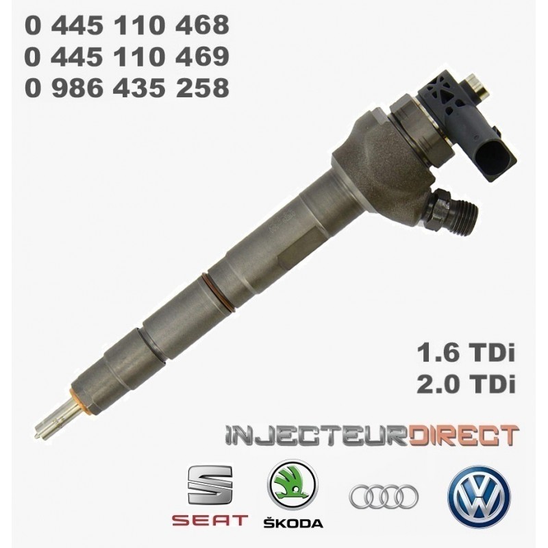 INJECTEUR BOSCH 0445110469 - 0445110468 2.0 TDI - Injecteur Direct