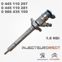 INJECTEUR BOSCH 0445110297 1609850880 1.6 HDi