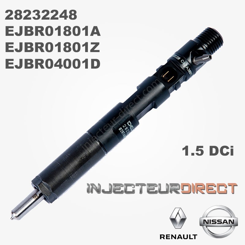 Injecteur DELPHI EJBR01801A 1.5dCi 166009384R 7711497153 - Injecteur Direct
