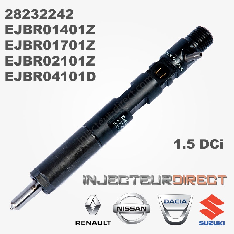 Injecteur DELPHI EJBR02101Z 1.5 dCi 166003978R - Injecteur Direct