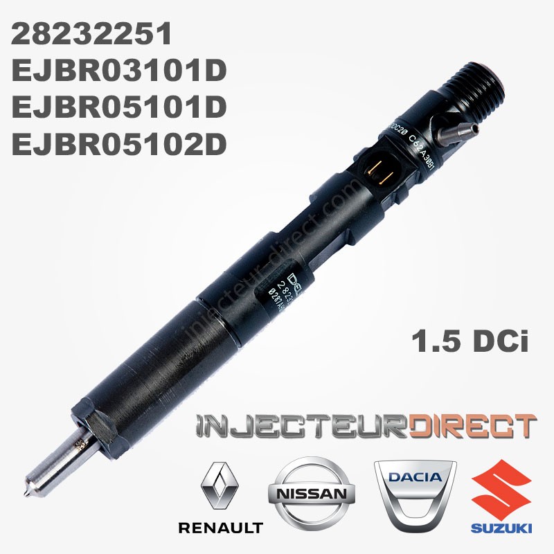 Injecteur DELPHI EJBR05102D 1.5 dCi 166001137R - Injecteur Direct