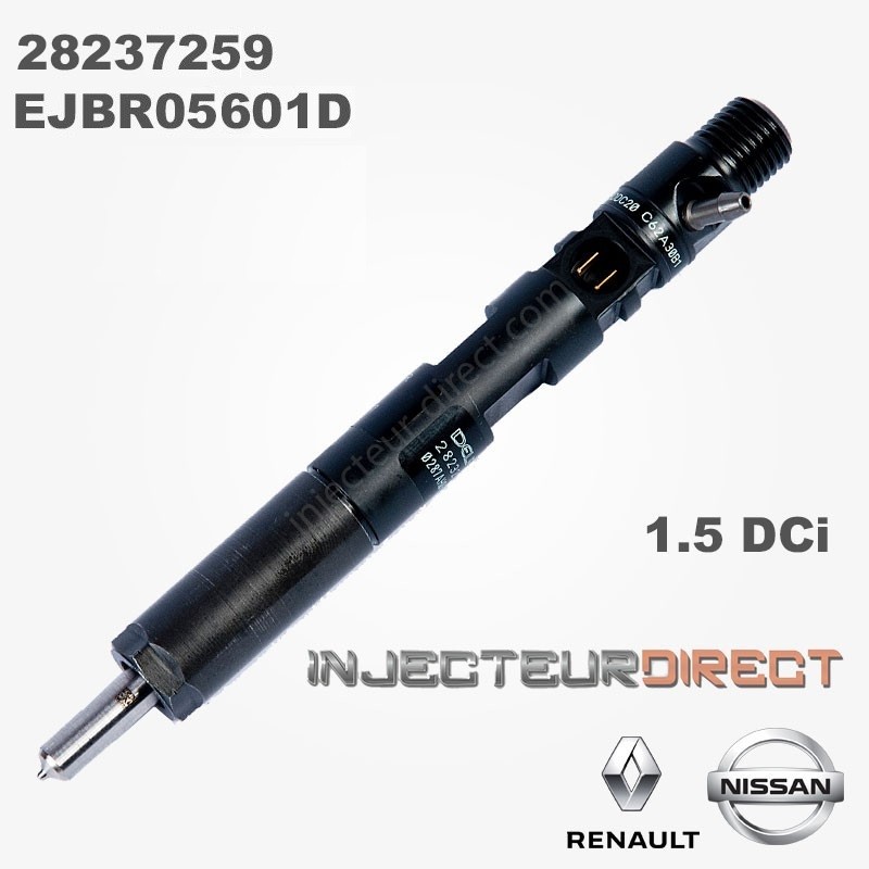Injecteur DELPHI EJBR05601D - 28237259 1.5dCi 166000897R HRD345 ...