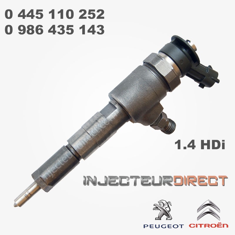 INJECTEUR BOSCH 0445110252 0986435143 1.4HDi - Injecteur Direct