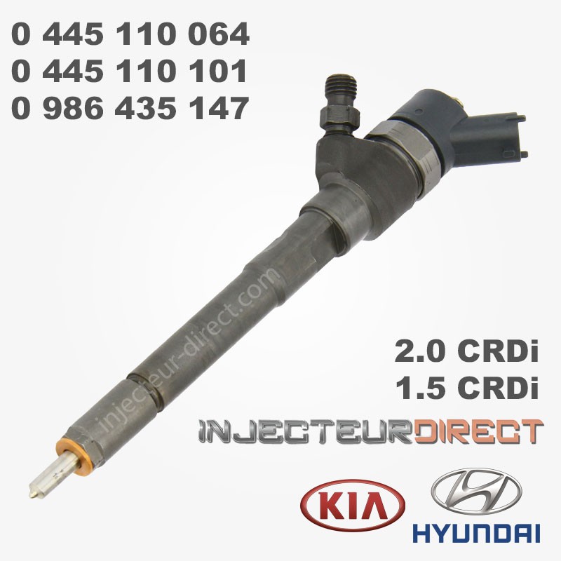 INJECTEUR BOSCH 0445110064 0986435147 2.0CRDi - Injecteur Direct