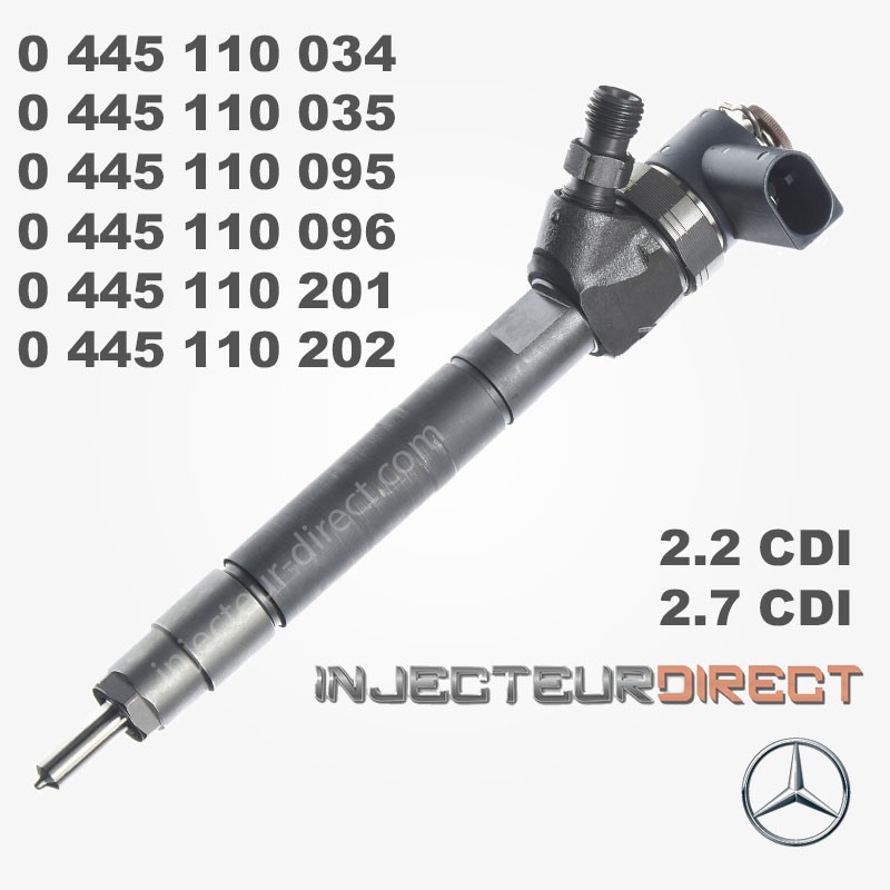 INJECTEUR BOSCH 0445110035 0445110096 0445110201 A6130700581 ...